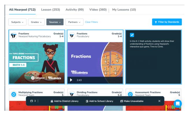 Use bulk customization tools to curate your teachers’ Nearpod ...