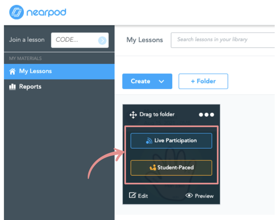 Student: Launching a Nearpod lesson – Nearpod: Student Engagement Platform